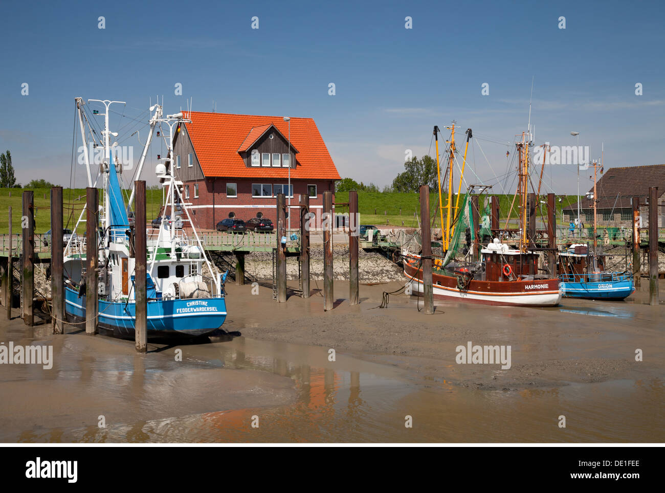 Port of fedderwardersiel hi-res stock photography and images - Alamy