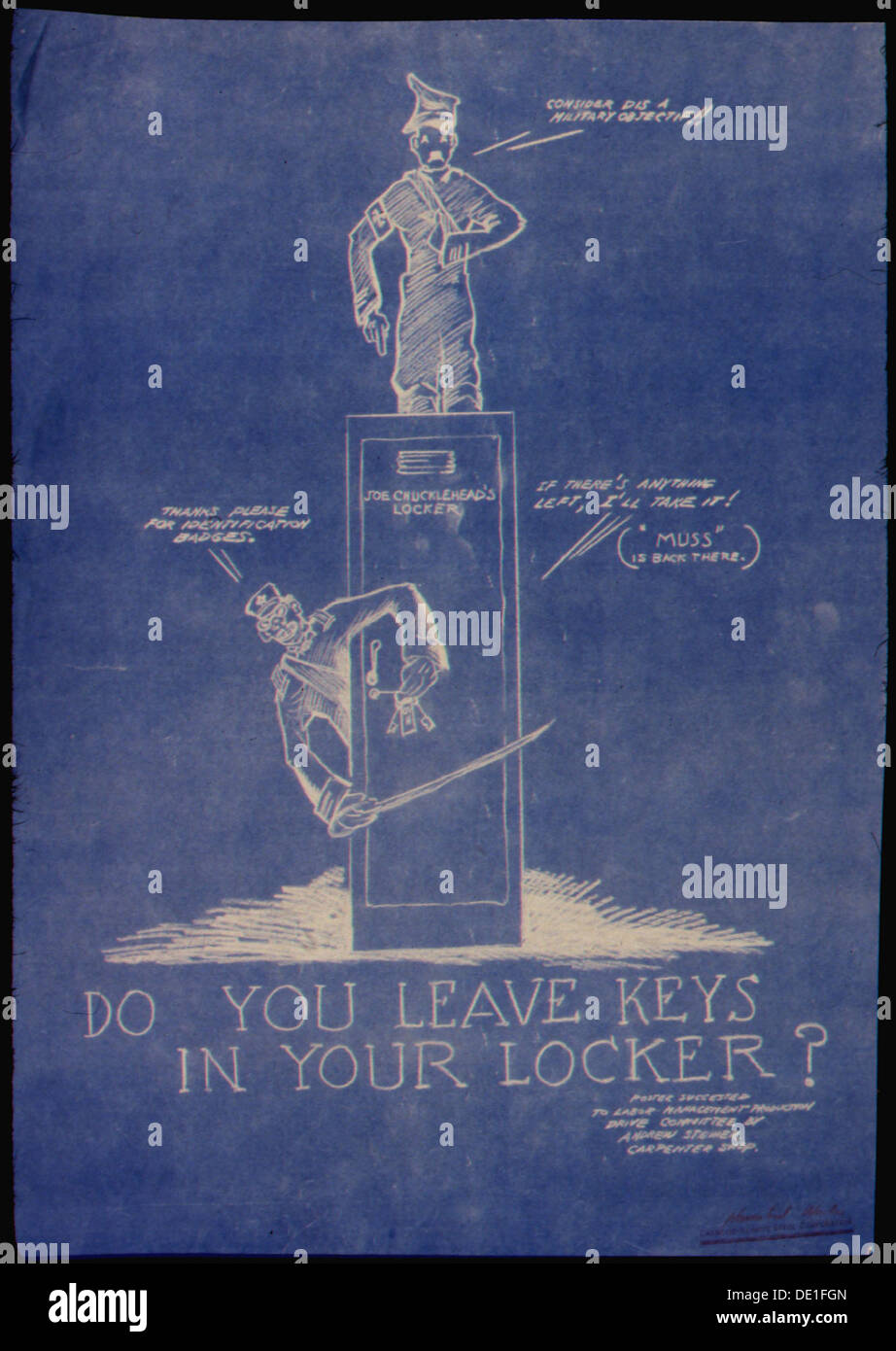 This World War II-era propaganda poster reminds workers of the ...