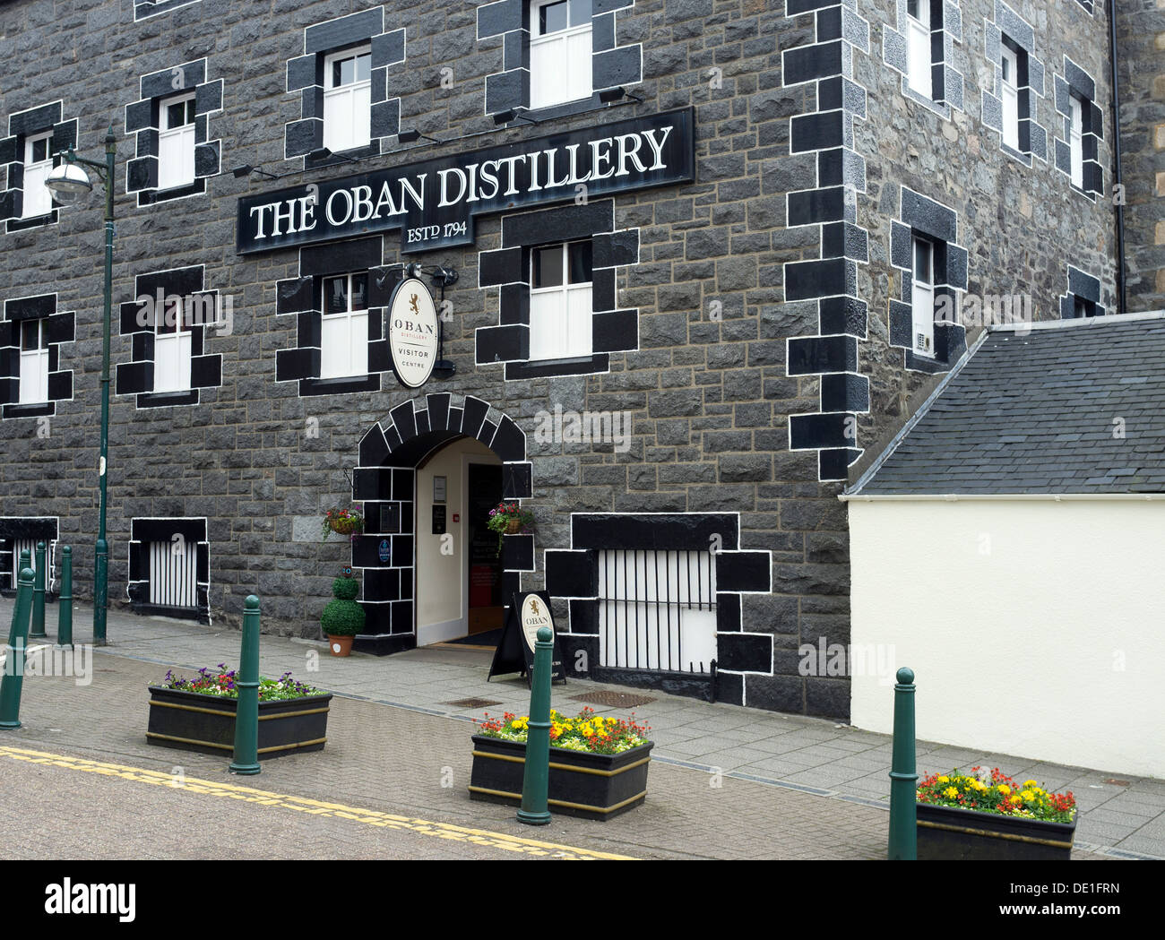 The Oban Whisky Distillery Oban Scotland UK Stock Photo - Alamy