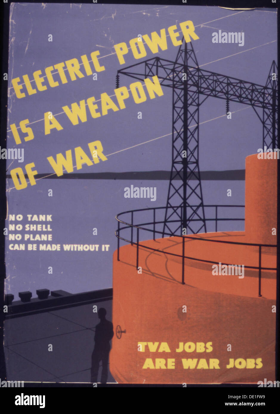 Electric power is a weapon of war no tank hi-res stock photography and ...