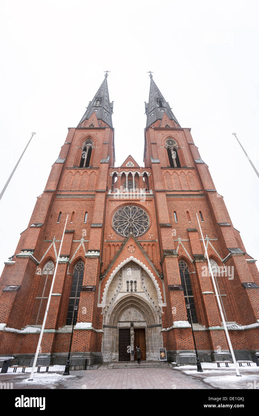 Uppsala Cathedral, Uppsala Domkyrka Stock Photo - Alamy