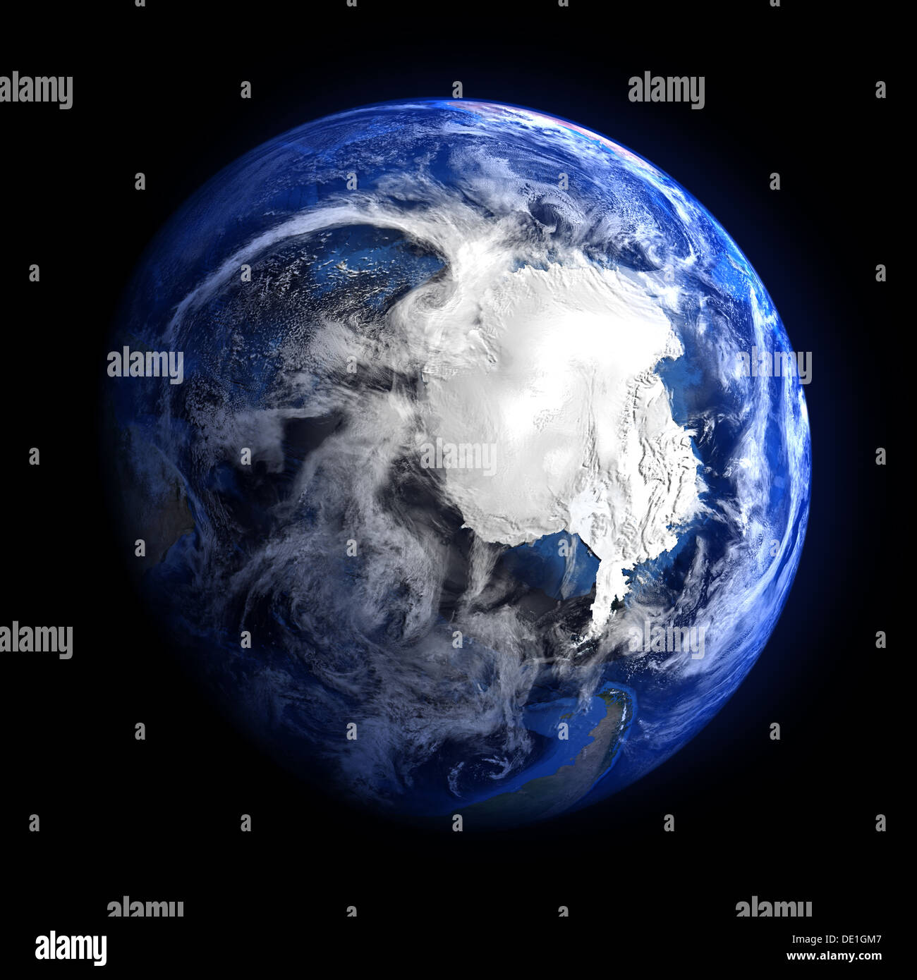 Detailed map of antarctica hi-res stock photography and images - Alamy