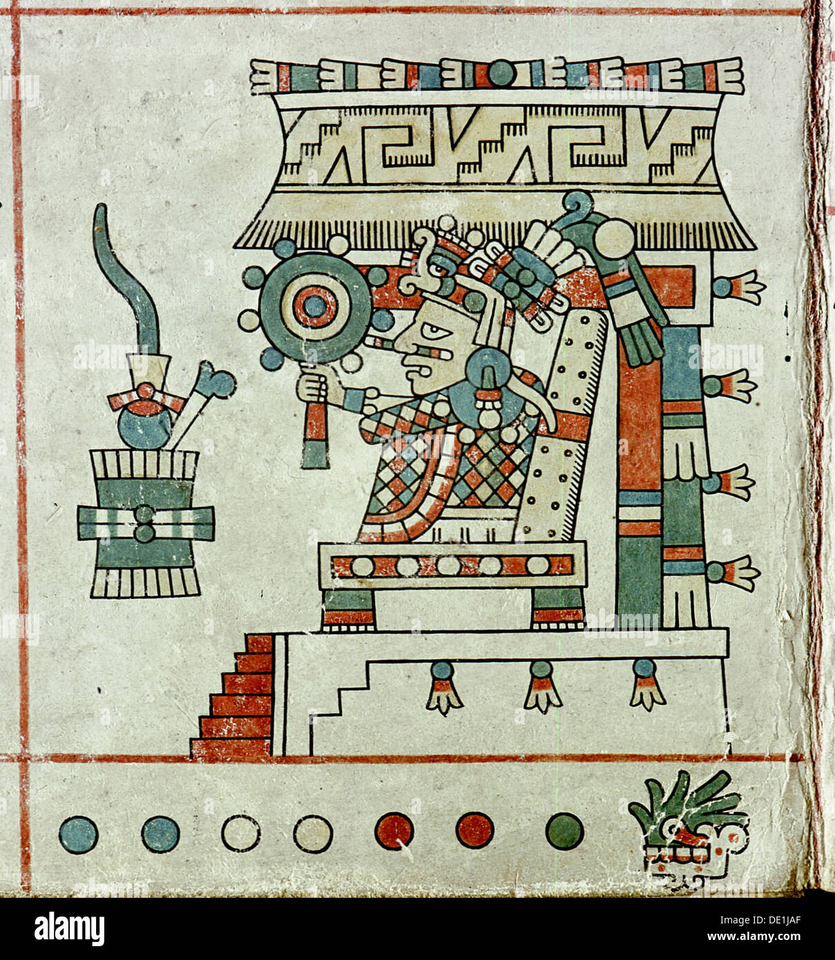 Page from codex fejervary mayer hi-res stock photography and images - Alamy