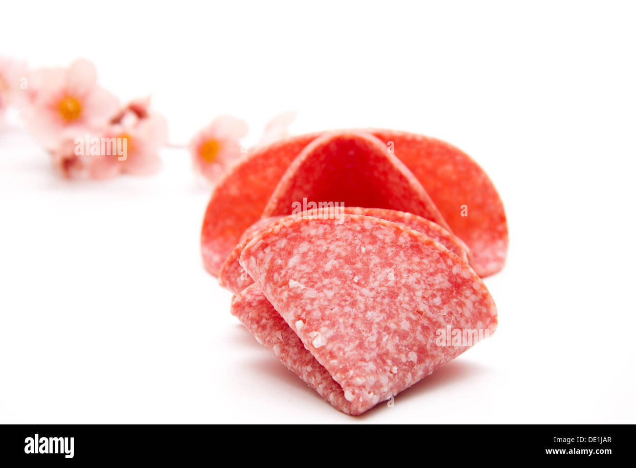 Salamis with flowering branch Stock Photo - Alamy