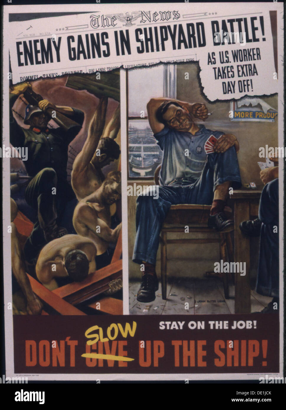 This World War II propaganda poster highlights the importance of ...