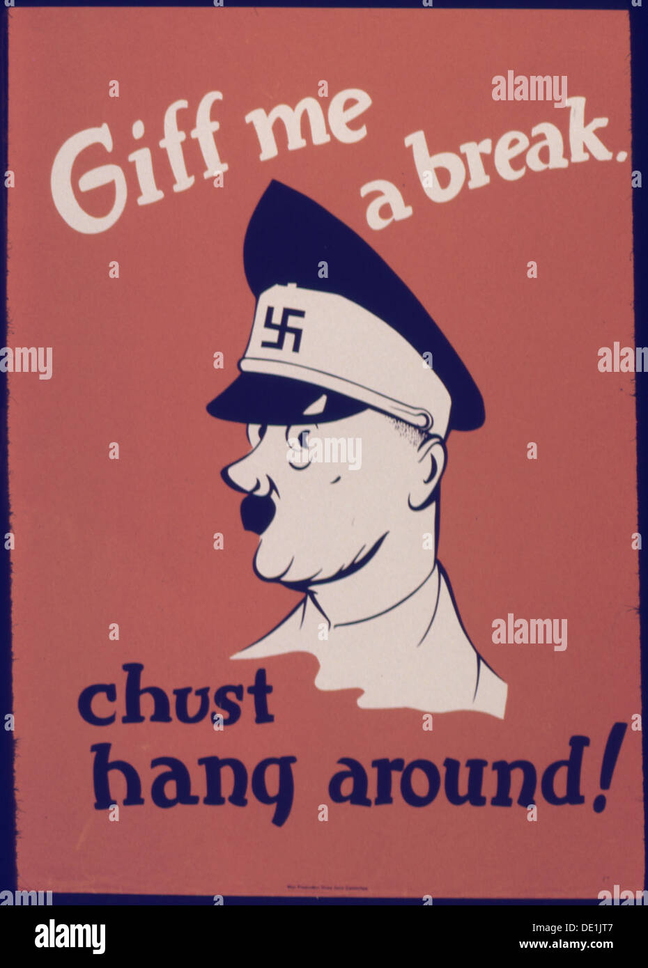 This World War II propaganda poster uses humor and a lighthearted ...