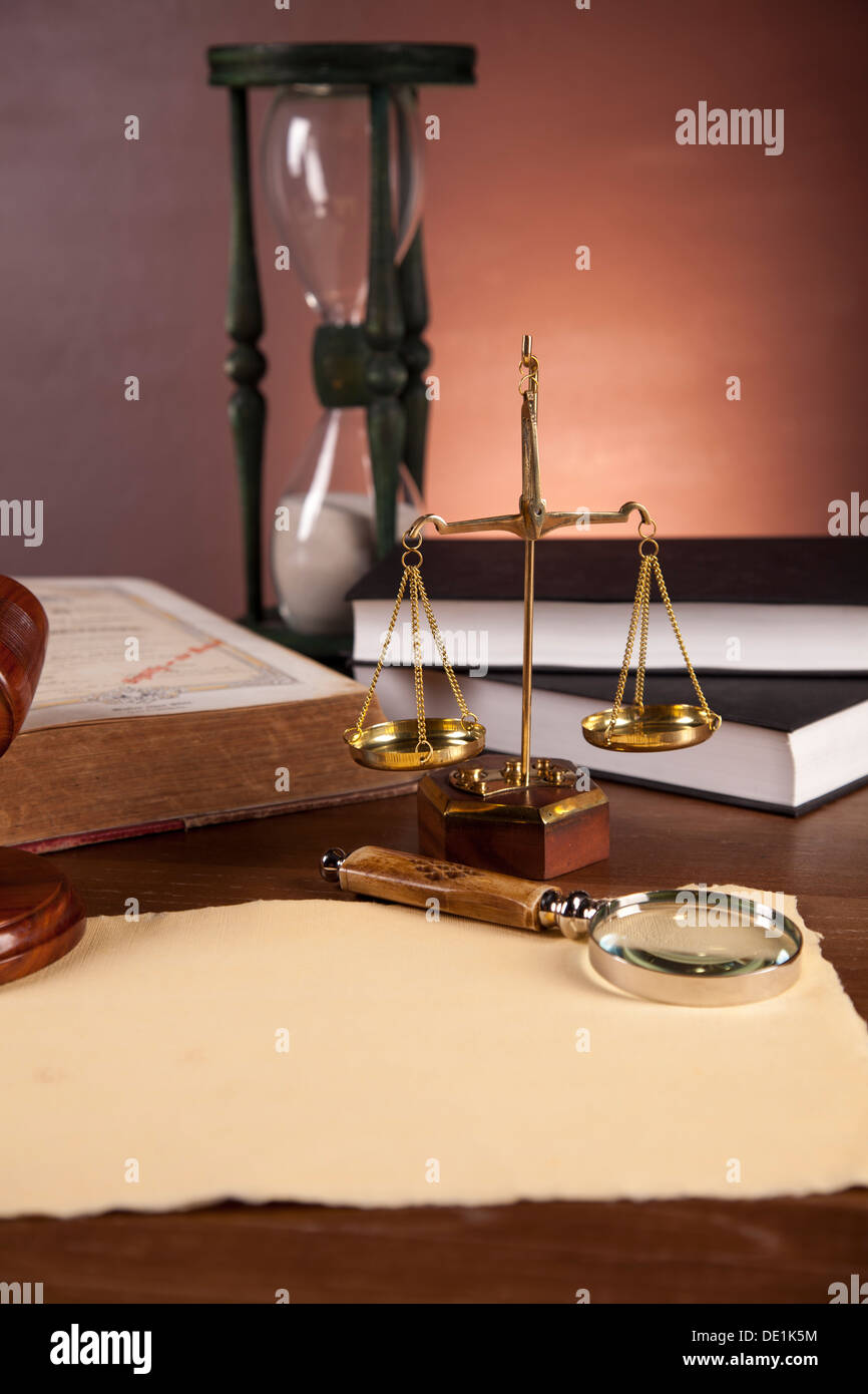 Law and justice concept Stock Photo - Alamy