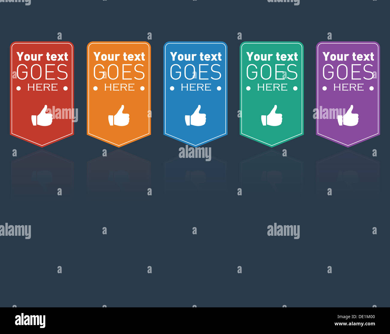 Customizable Vector Like Badges Stock Photo - Alamy