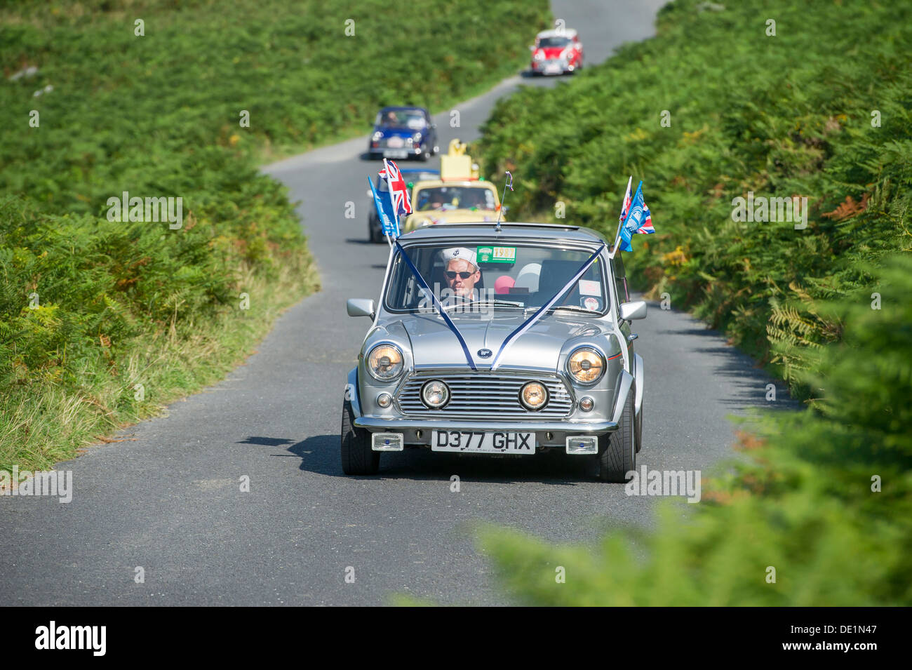 Mini classic cars take part in the annual Mini Grand Tour across North ...