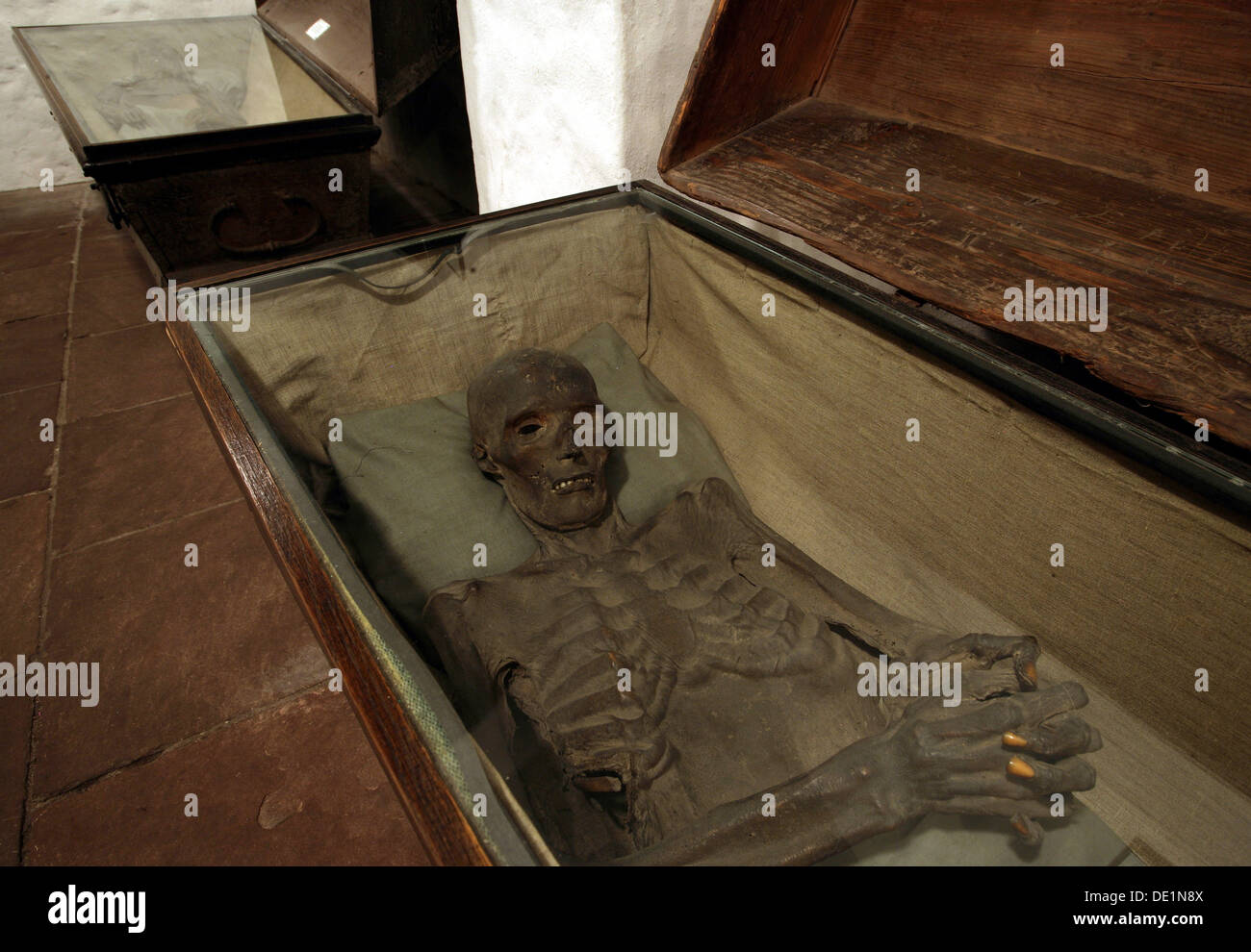 Church crypt with mummies hi-res stock photography and images - Alamy