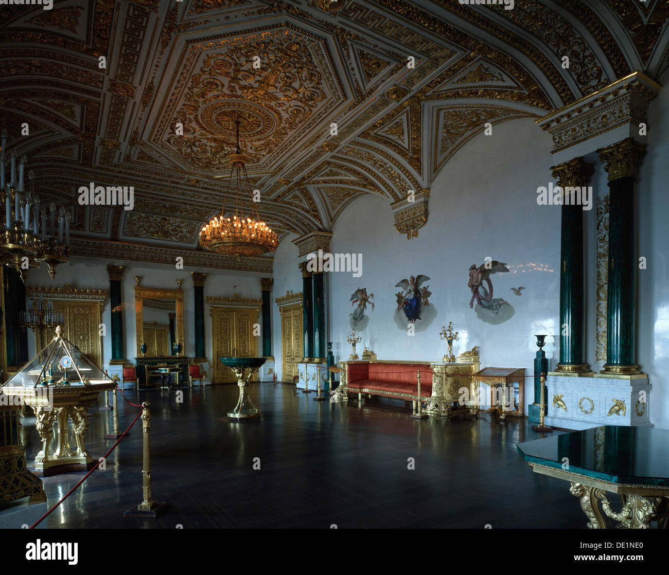 Malachite room winter palace hi-res stock photography and images - Alamy