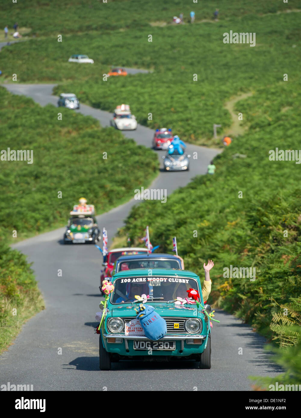 Mini classic cars take part in the annual Mini Grand Tour across North ...