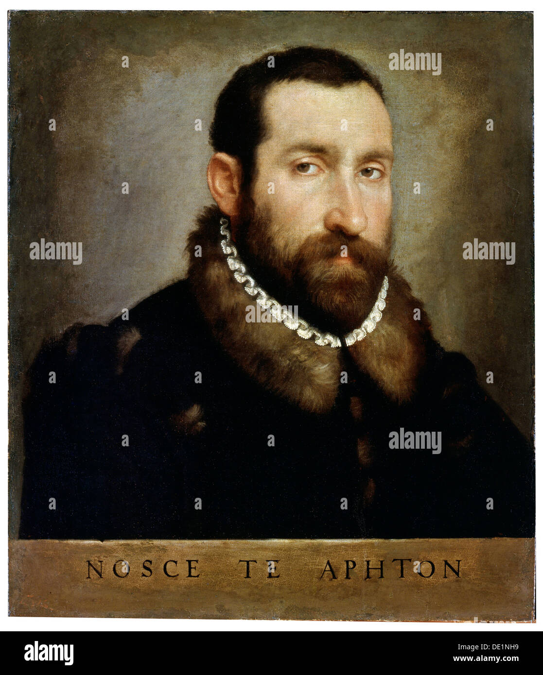 'Portrait of a Man', 1560s. Artist: Giovan Battista Moroni Stock Photo ...