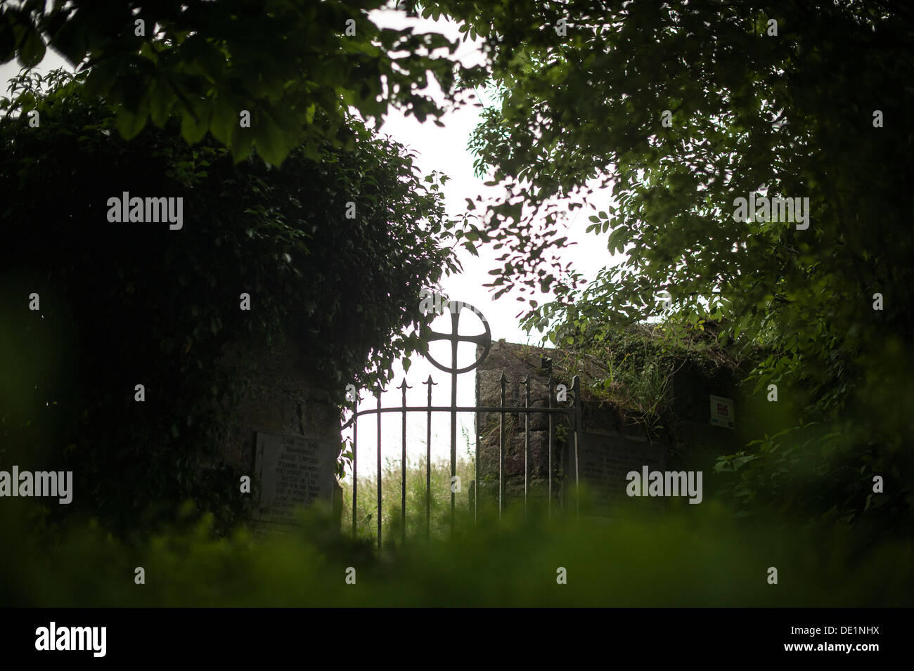 Entrance to a place of rest Stock Photo - Alamy
