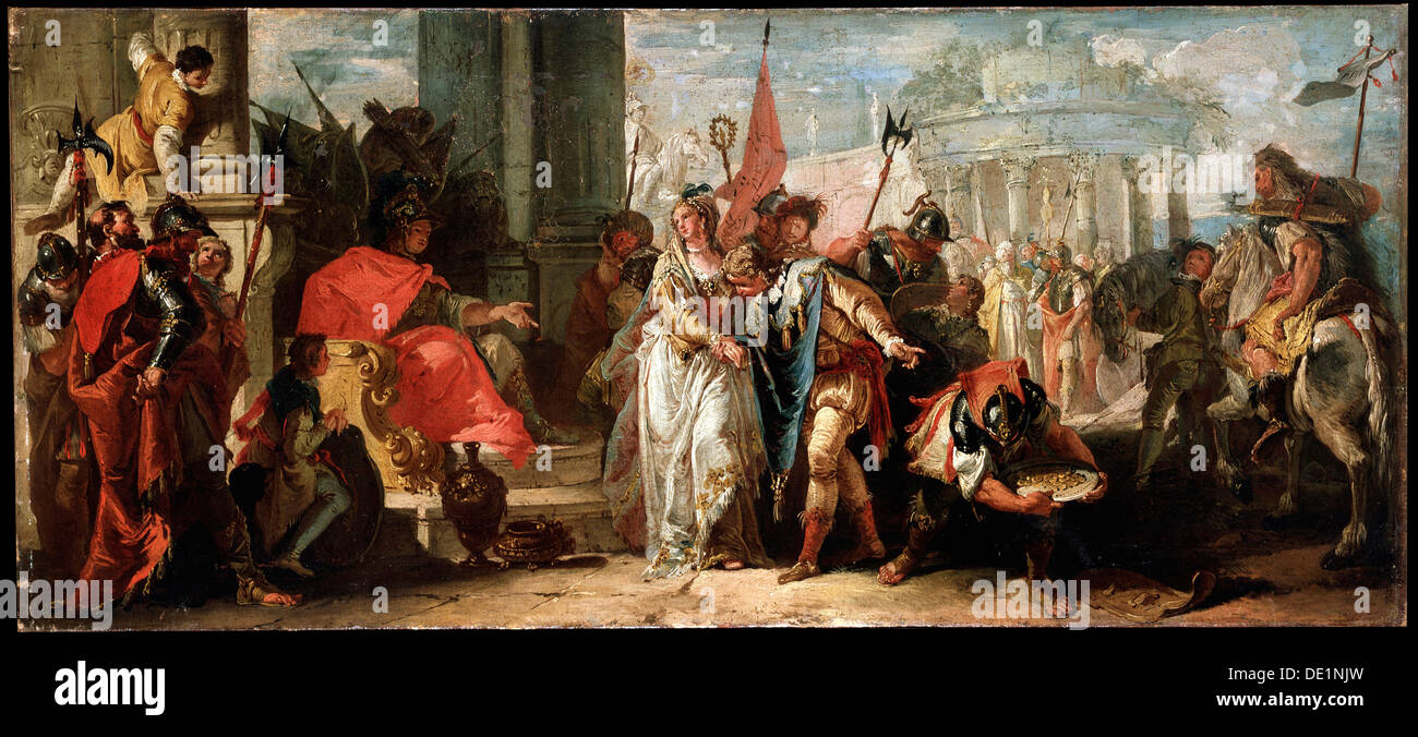 'The Magnanimity of Scipio Africanus', c1727-1769. Artist: Francesco ...