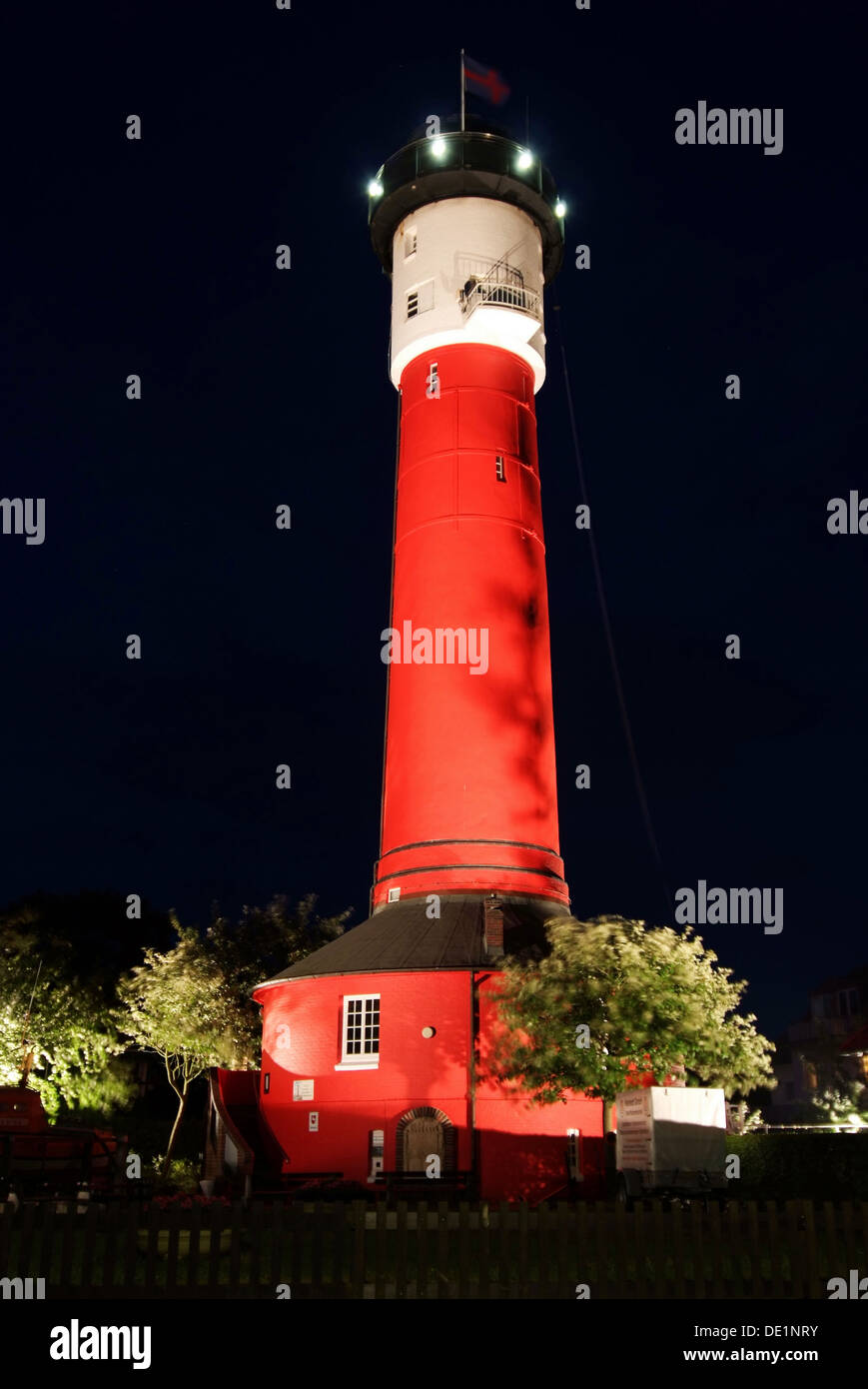 Wangerooge, Germany, the old lighthouse Stock Photo - Alamy
