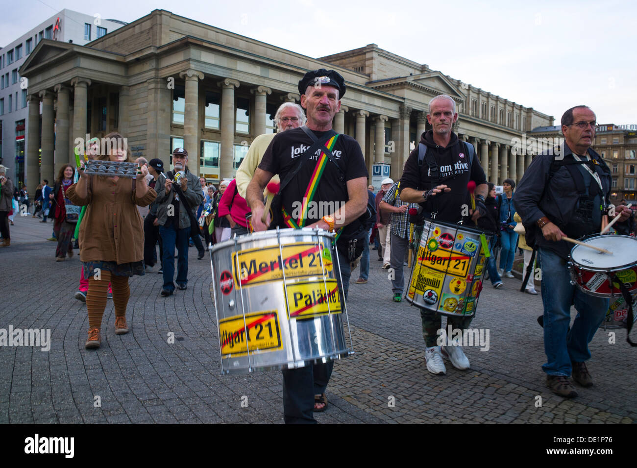 Monday demonstration against the Stuttgart 21 project Stuttgart Germany ...