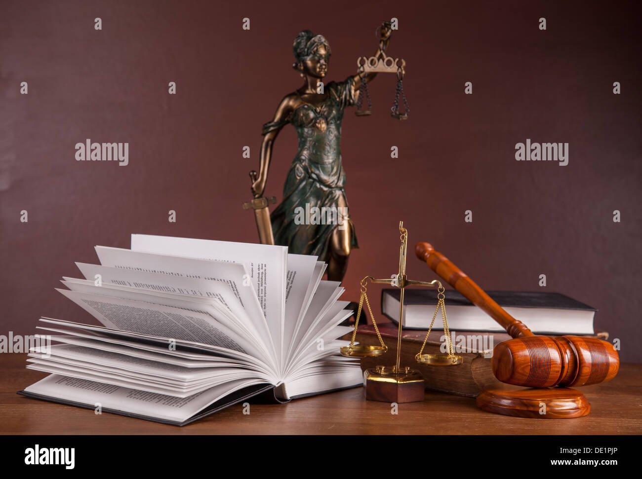 Law and justice concept Stock Photo - Alamy