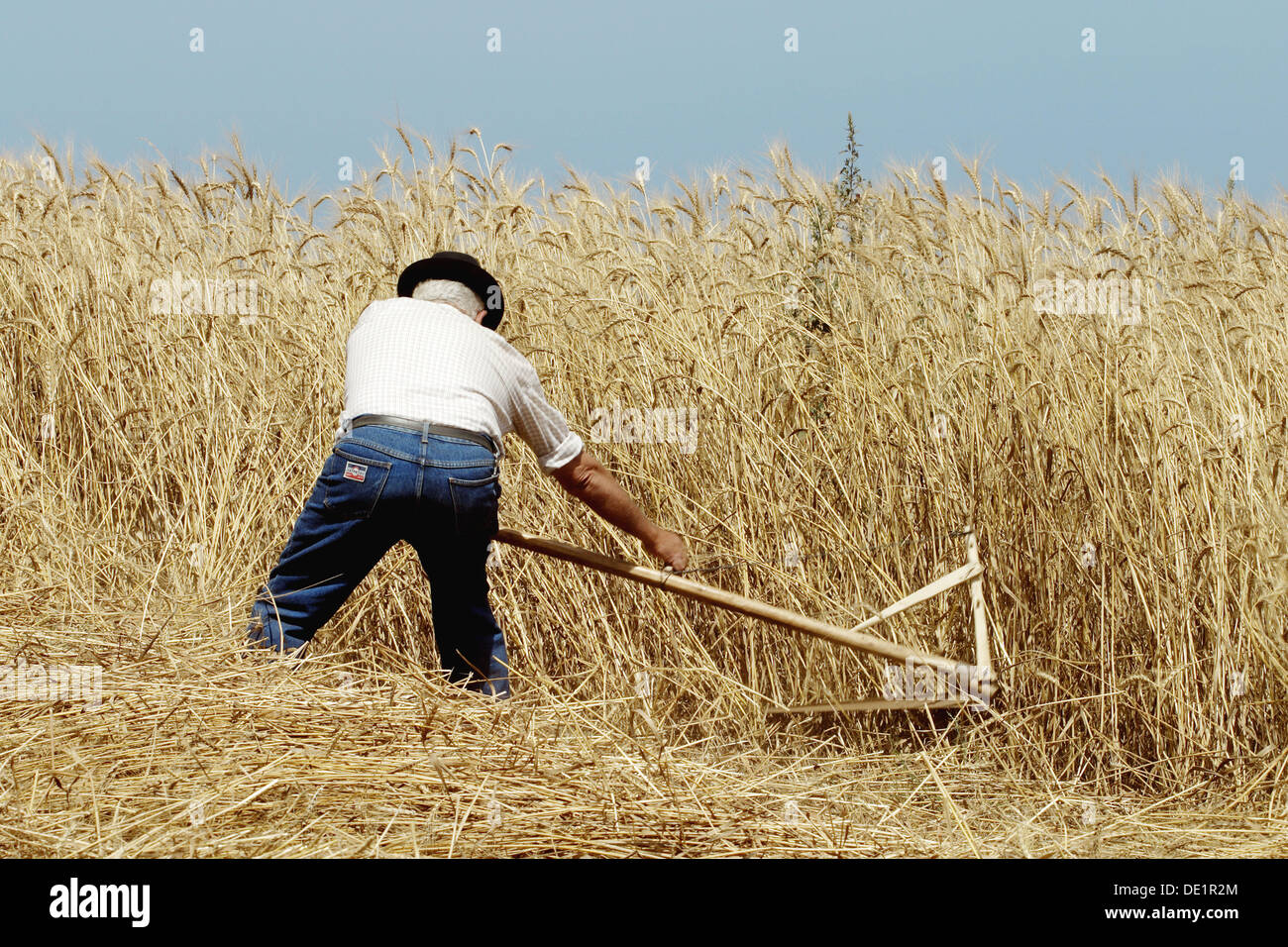 Farmer with scythe hi-res stock photography and images - Alamy