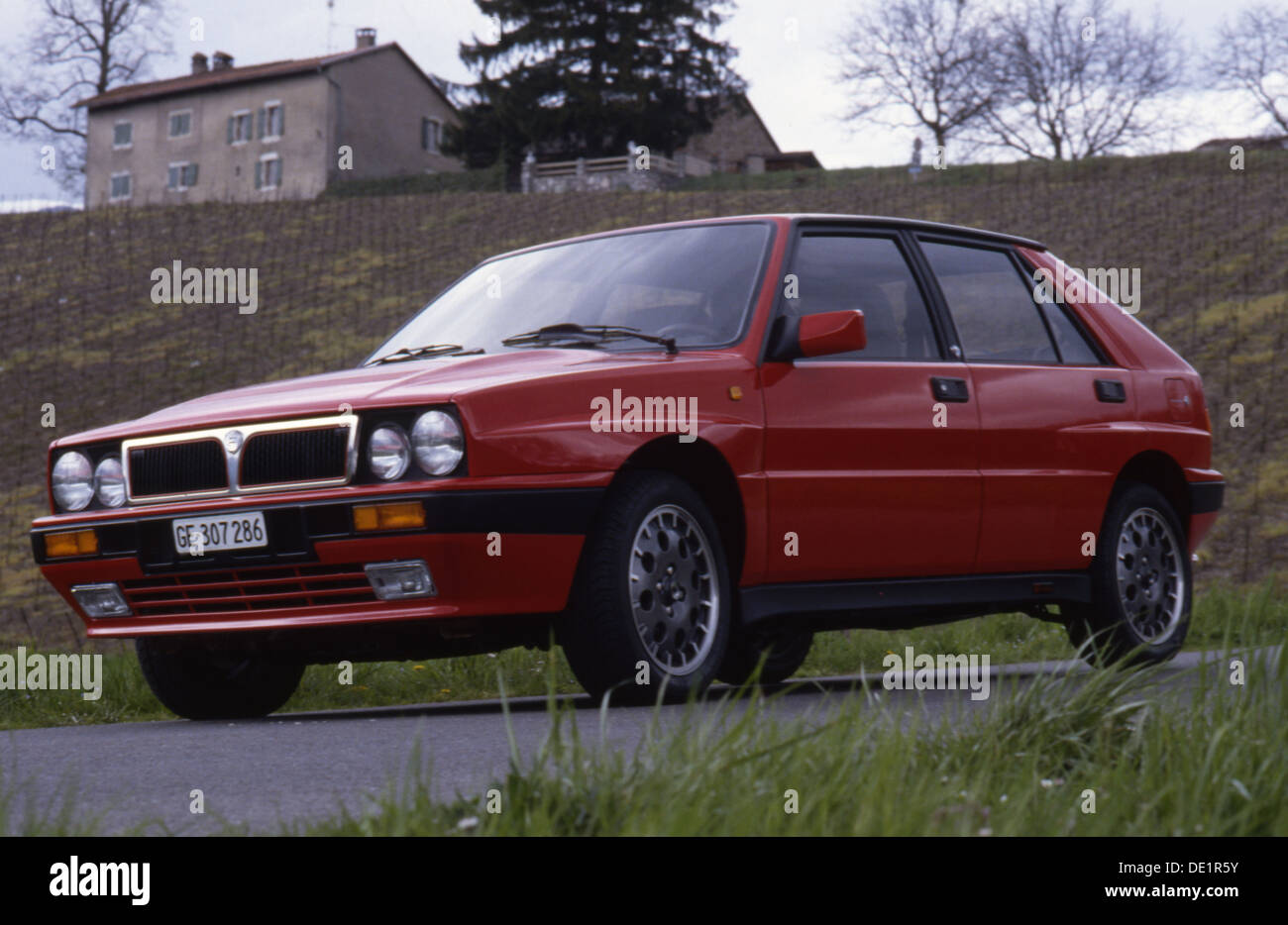 Lancia Delta Integrale Sports Car 4x4 4WD 1990s Stock Photo - Alamy