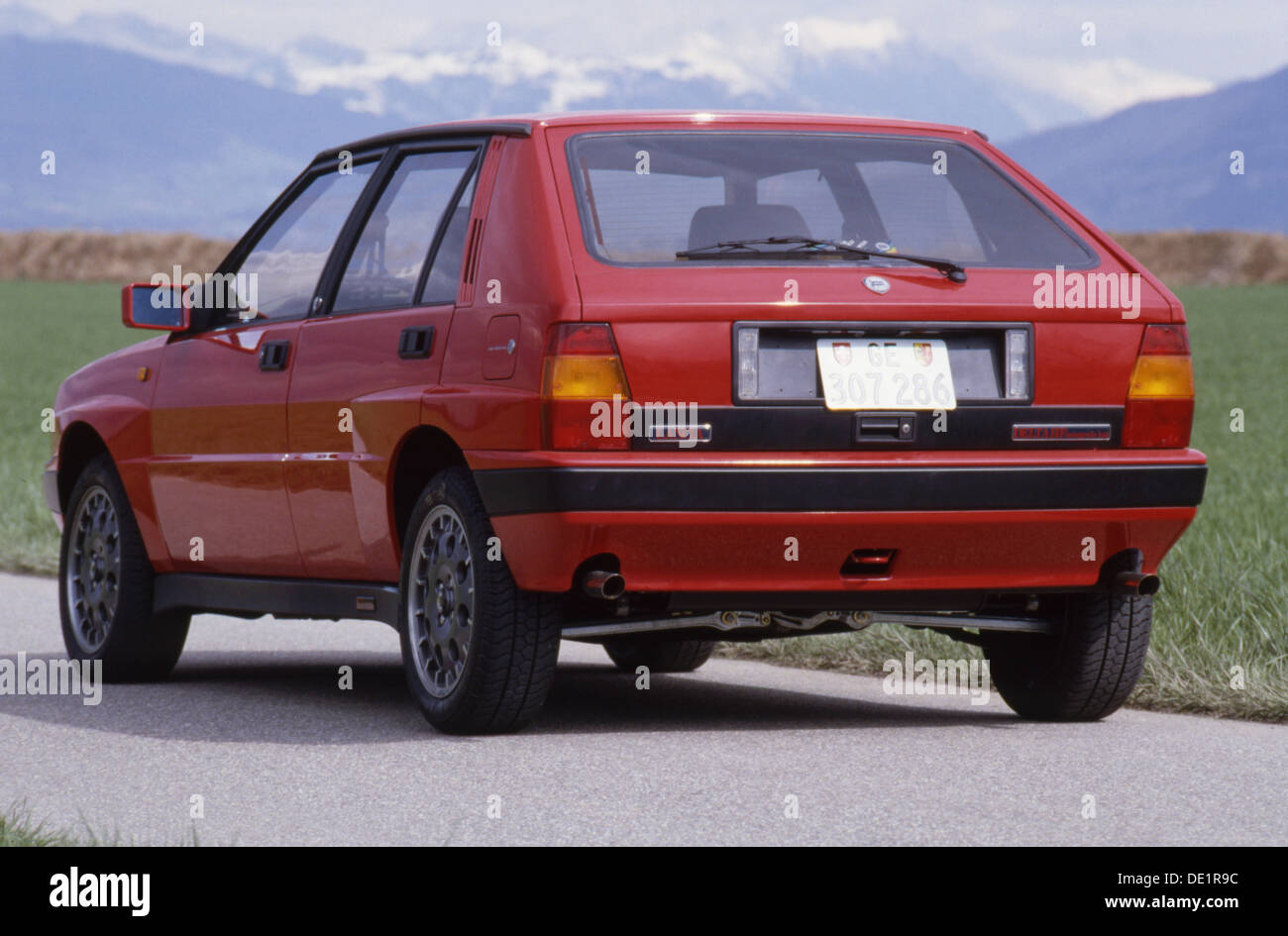 Lancia Delta Integrale Sports Car 4x4 4WD 1990s Stock Photo - Alamy