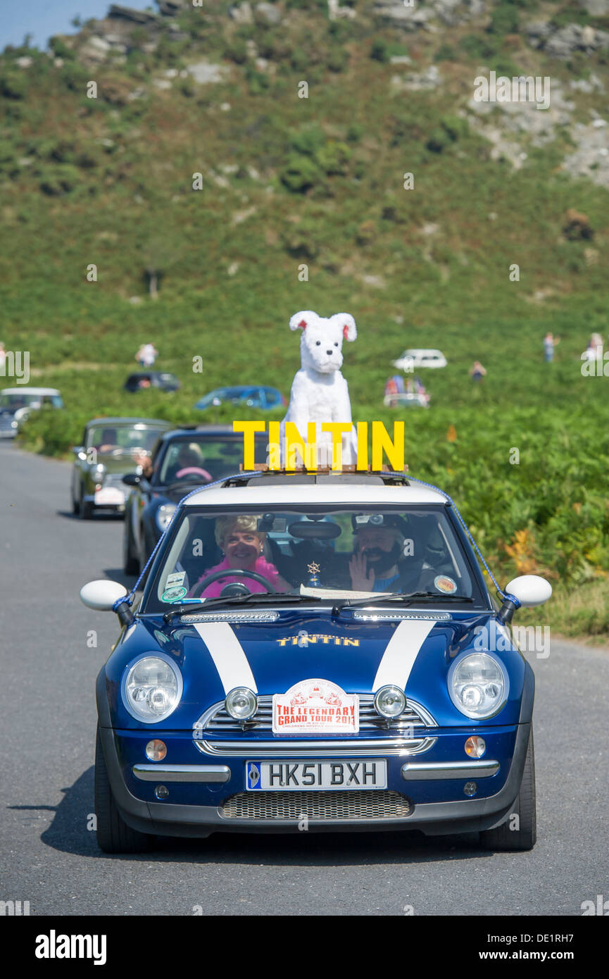 Mini classic cars take part in the annual Mini Grand Tour across North ...