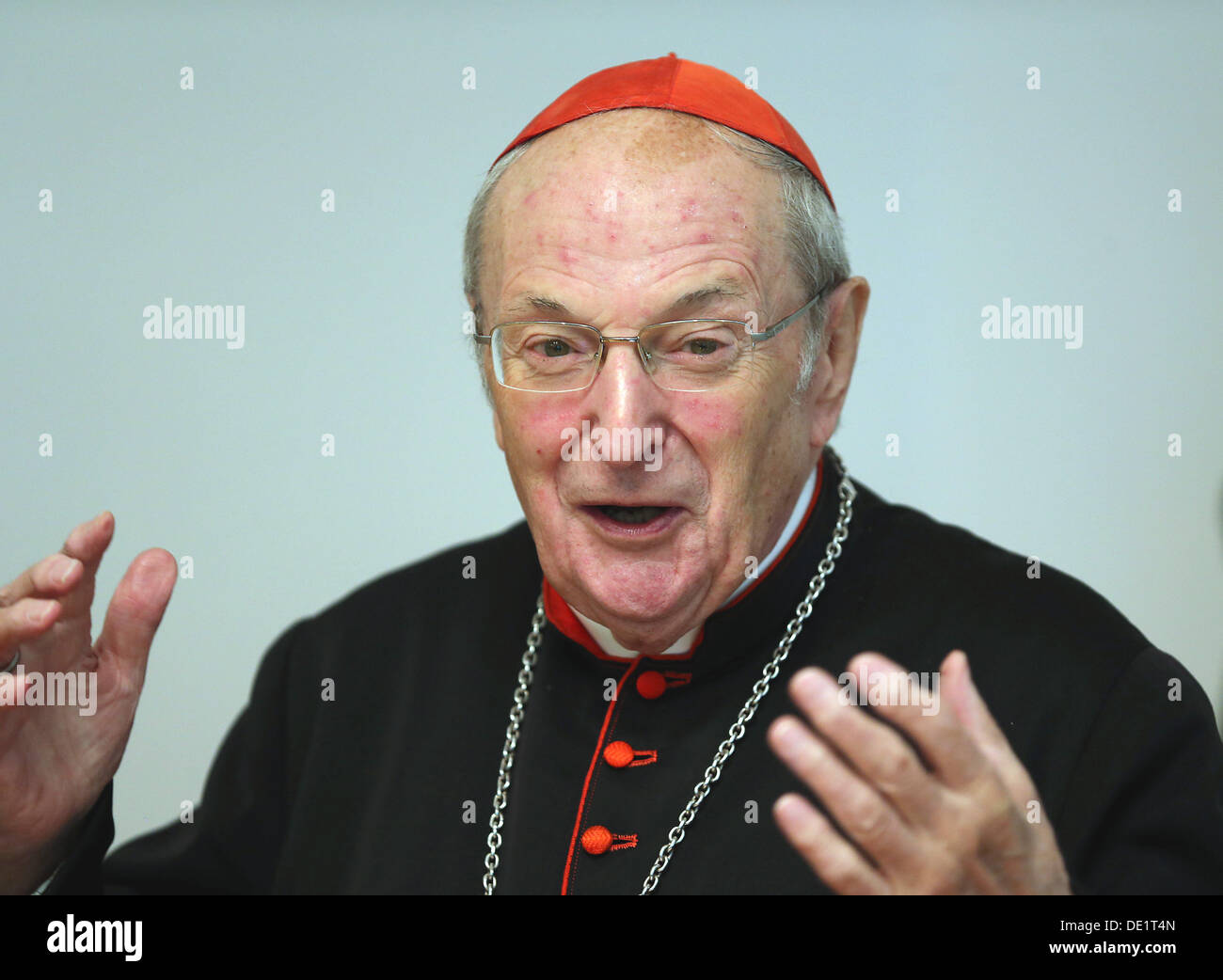Cologne, Germany. 10th Sep, 2013. Cardinal Joachim Meisner of Cologne ...
