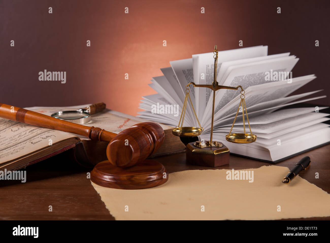 Law and justice concept Stock Photo - Alamy
