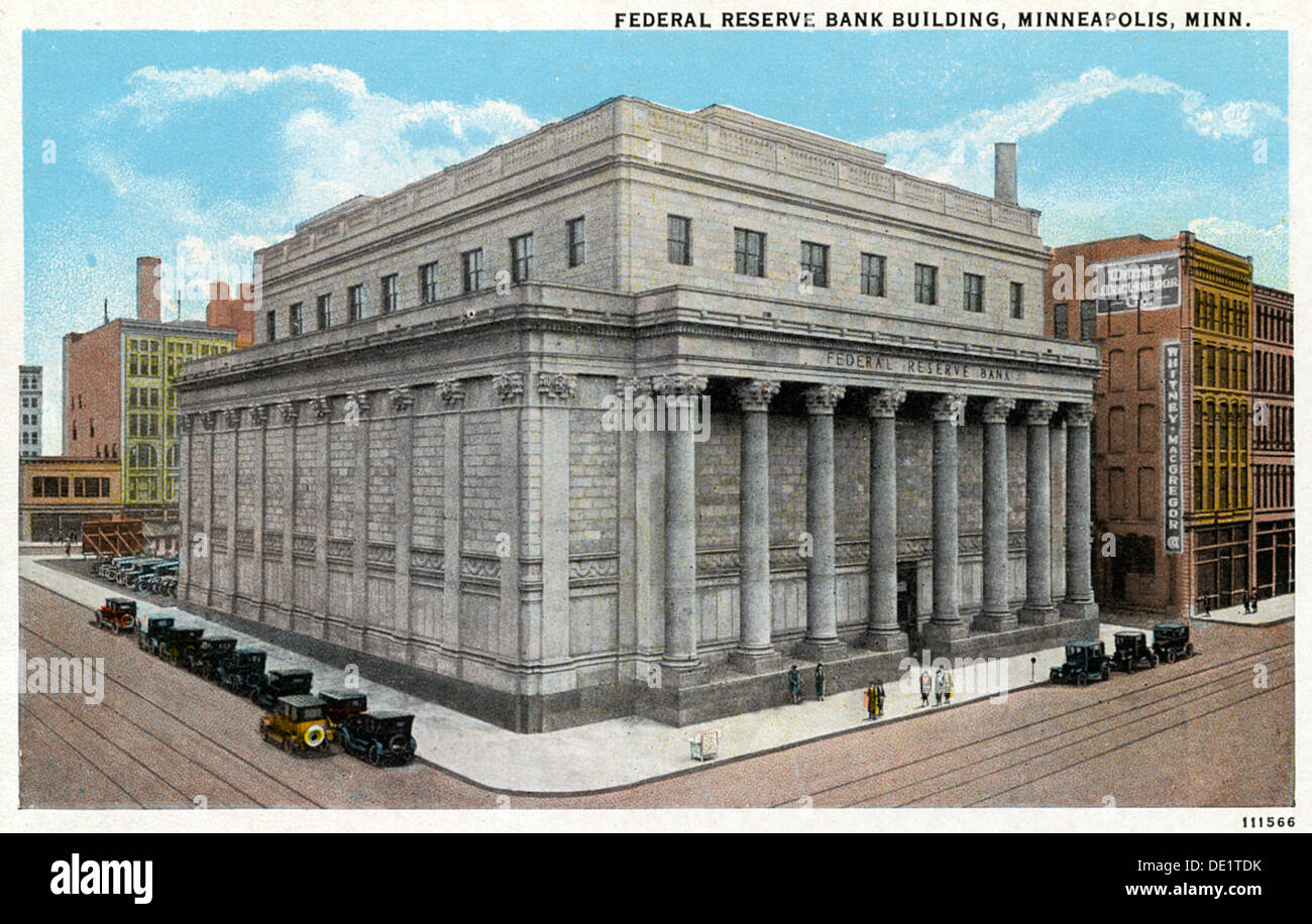 Federal Reserve Bank building, Minneapolis, Minnesota, USA, 1926 ...