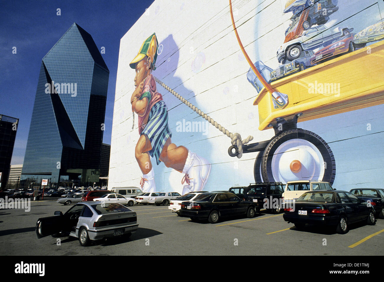Parking lot car park mural hi-res stock photography and images - Alamy