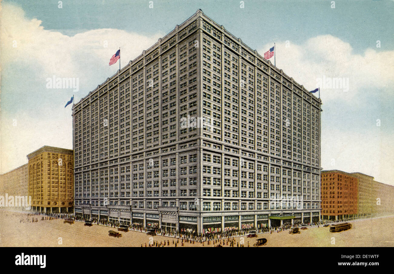 Famous-Barr department store, St Louis, Missouri, USA, 1913. Artist ...