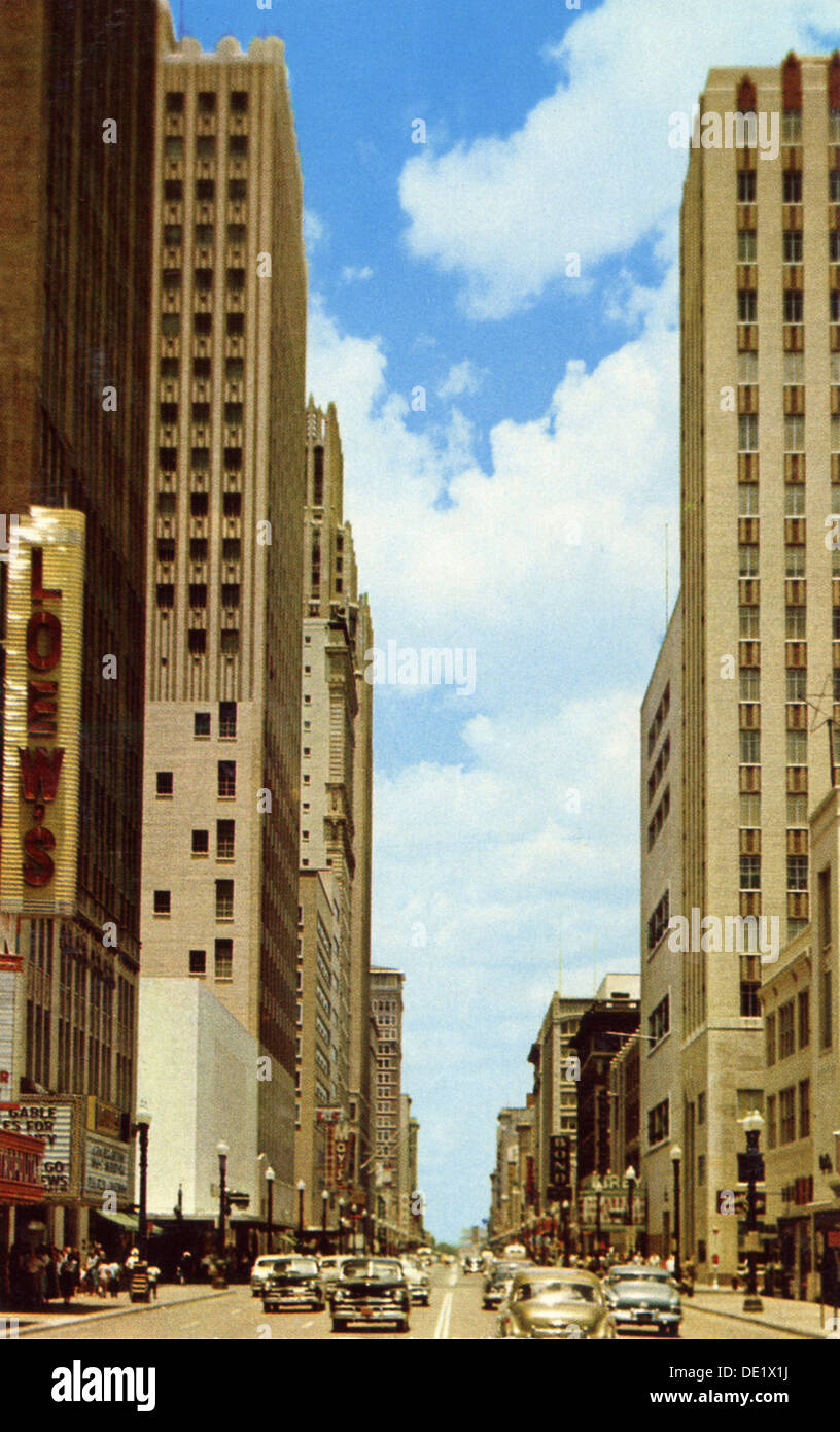 American main street 1950s hi-res stock photography and images - Alamy