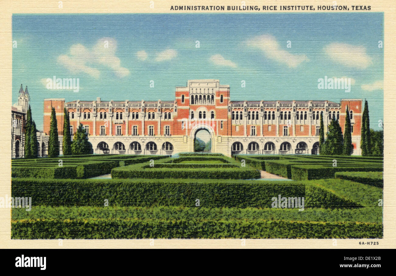 Administration Building, Rice Institute, Houston, Texas, USA, 1936 ...
