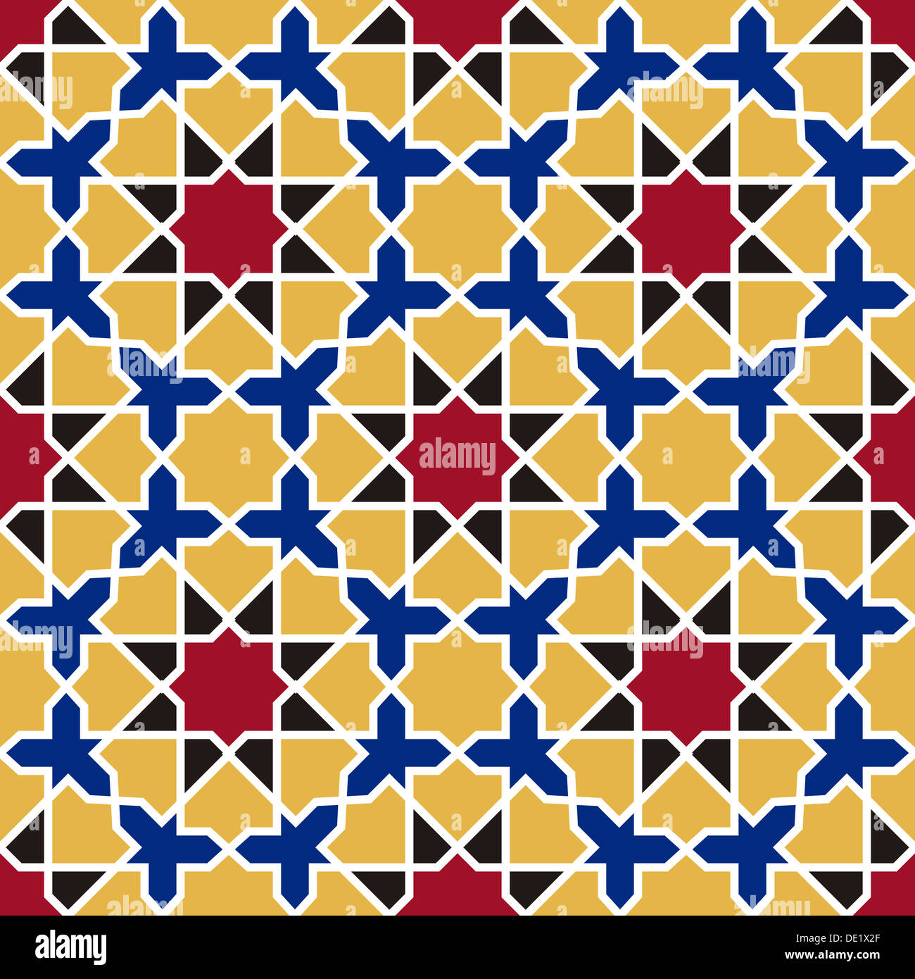 Arabesque seamless pattern Stock Photo - Alamy