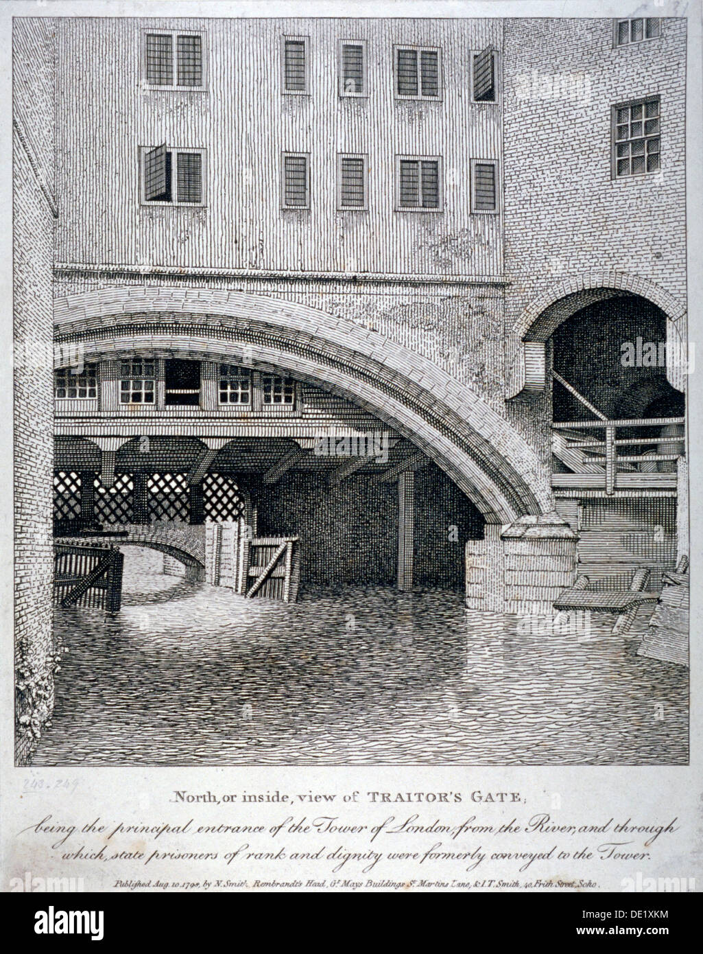 Interior view of traitors gate hi-res stock photography and images - Alamy