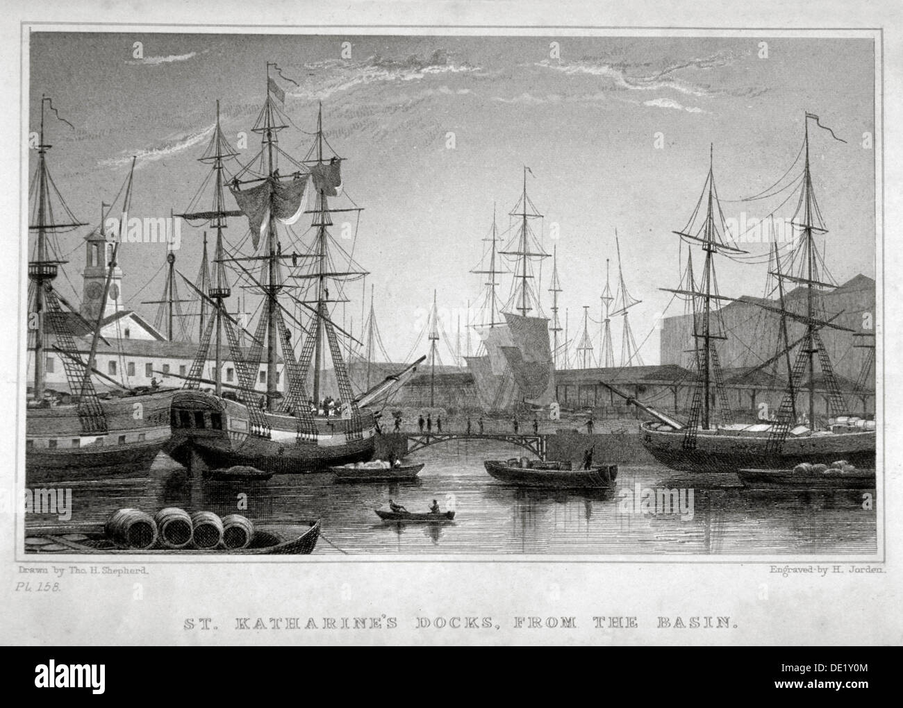 London docks 19th century hi-res stock photography and images - Alamy