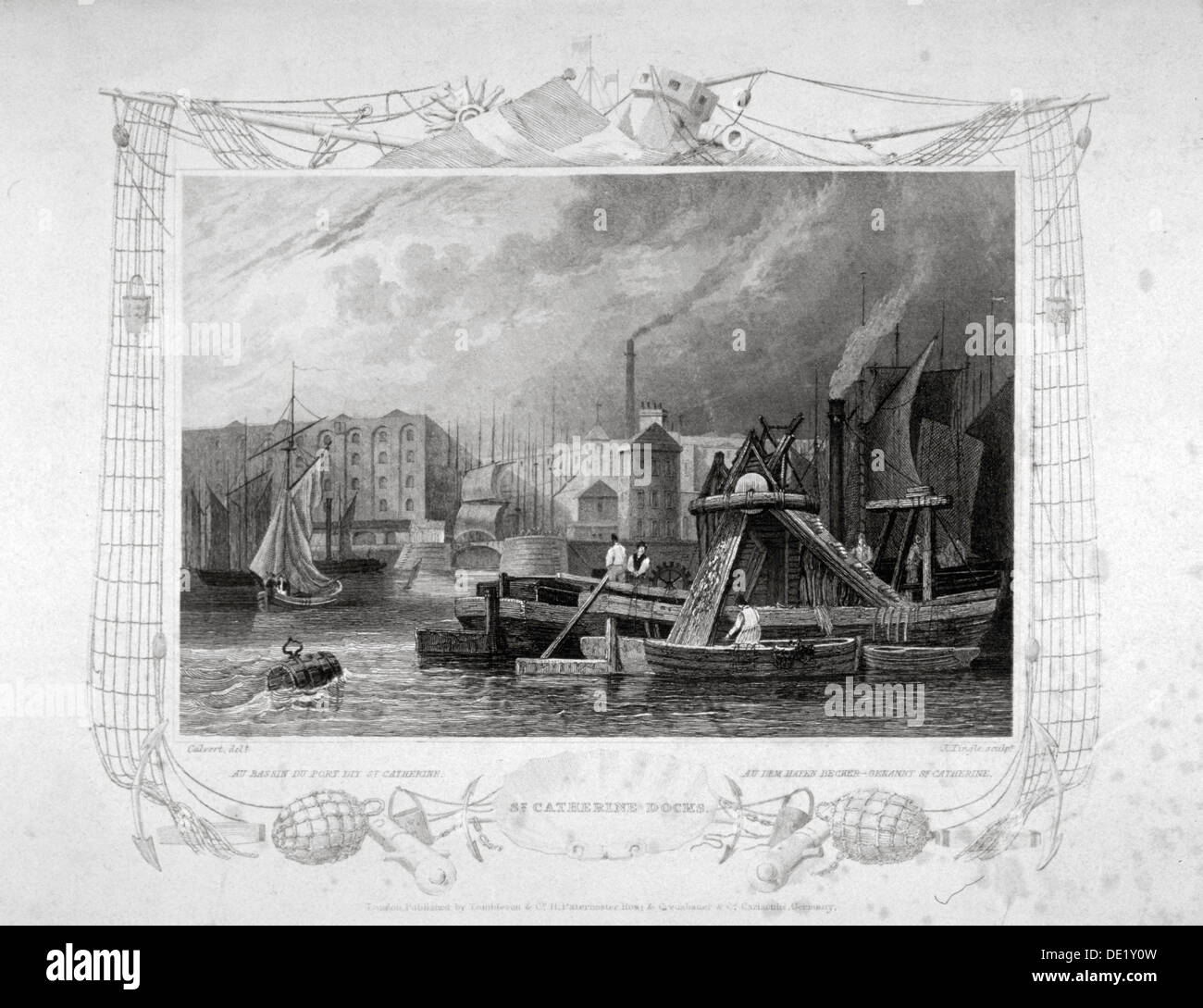 London dock 19th century hi-res stock photography and images - Alamy