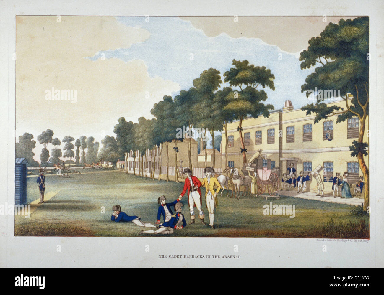 Cadets of the Royal Military Academy, Woolwich, Kent, 1851. Artist ...