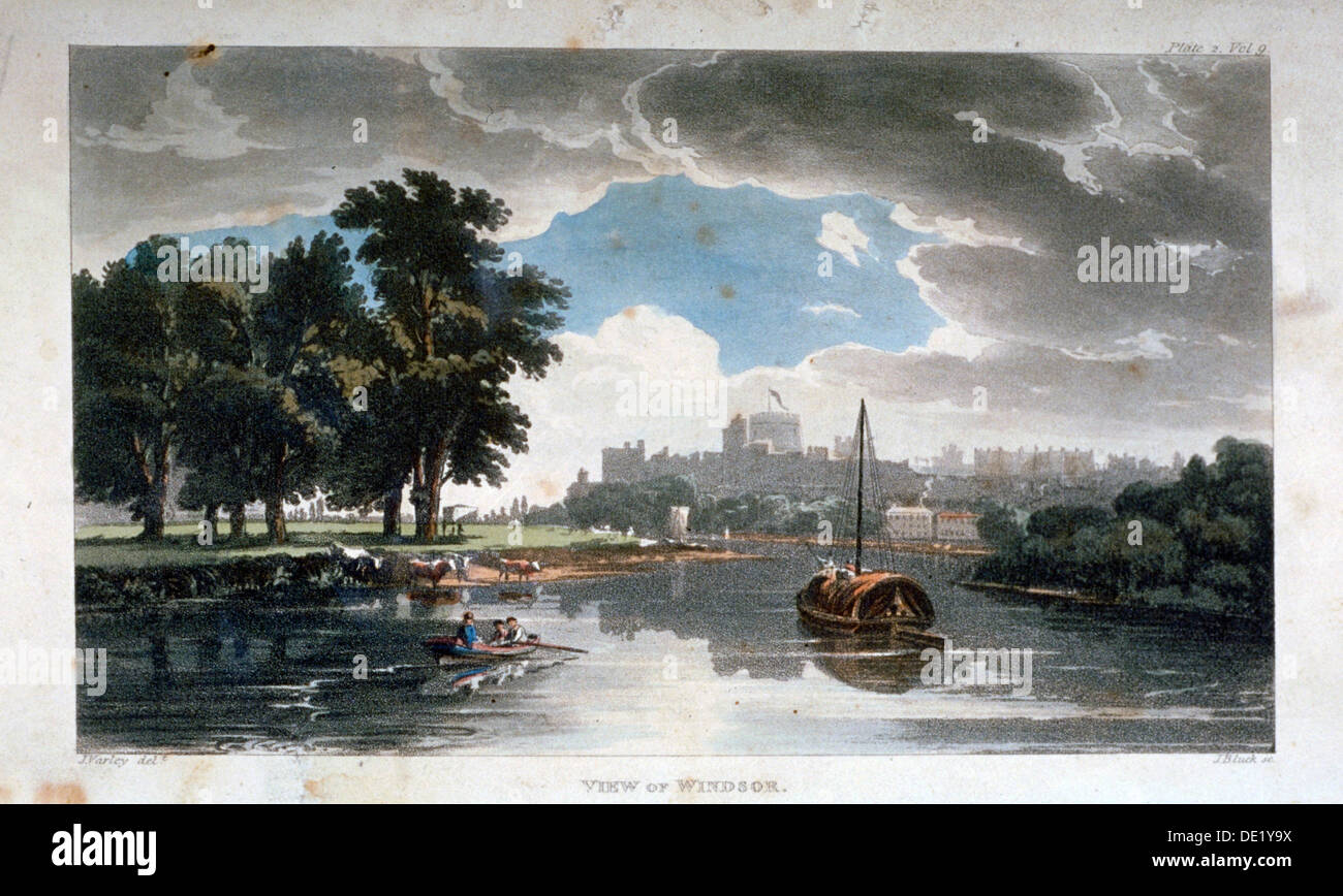 Windsor castle from river hi-res stock photography and images - Alamy