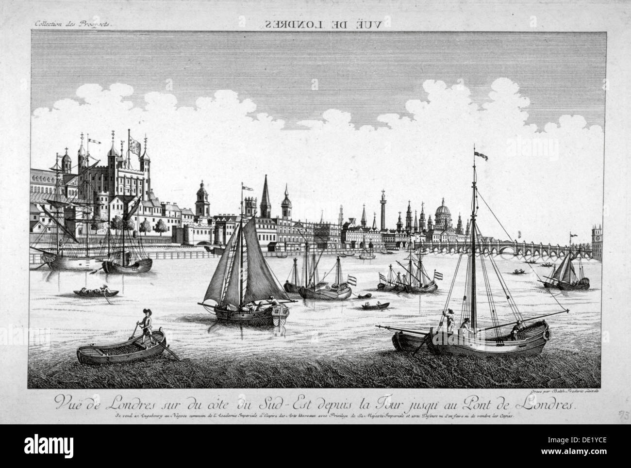 Tower of London, c1750. Artist: Balthasar Friedrich Leizelt Stock Photo ... Tower of London, c1750. Artist: Balthasar Friedrich Leizelt Stock Photo ...