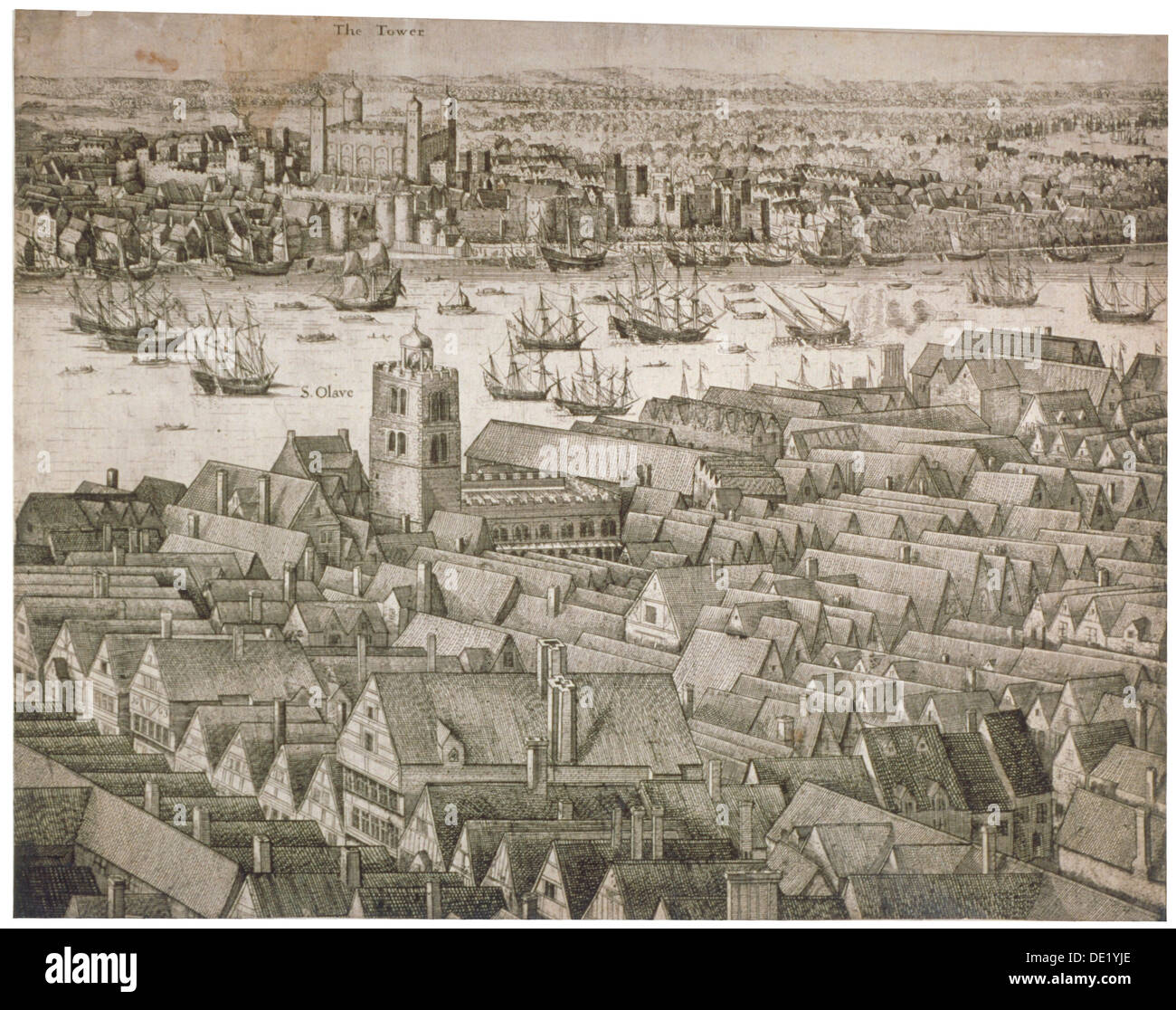 1647 century tower of london hi-res stock photography and images - Alamy