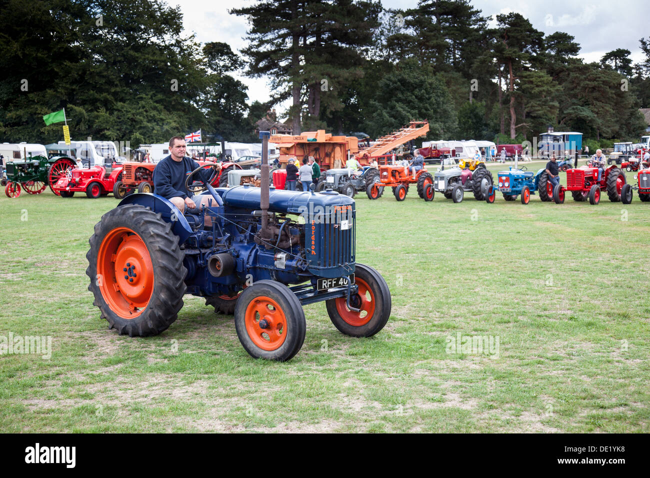 Vintage tractor at the Sandringham Game and Country Fair, Sandringham ...