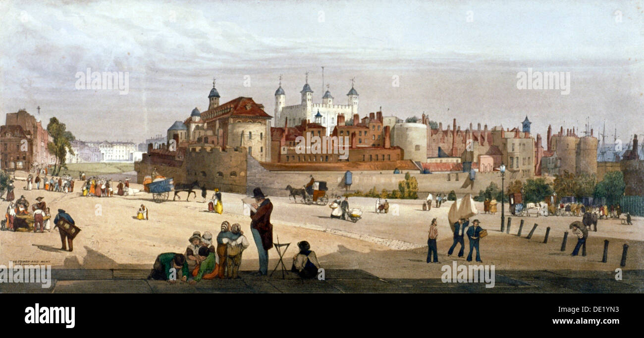 Medieval london street hi-res stock photography and images - Alamy