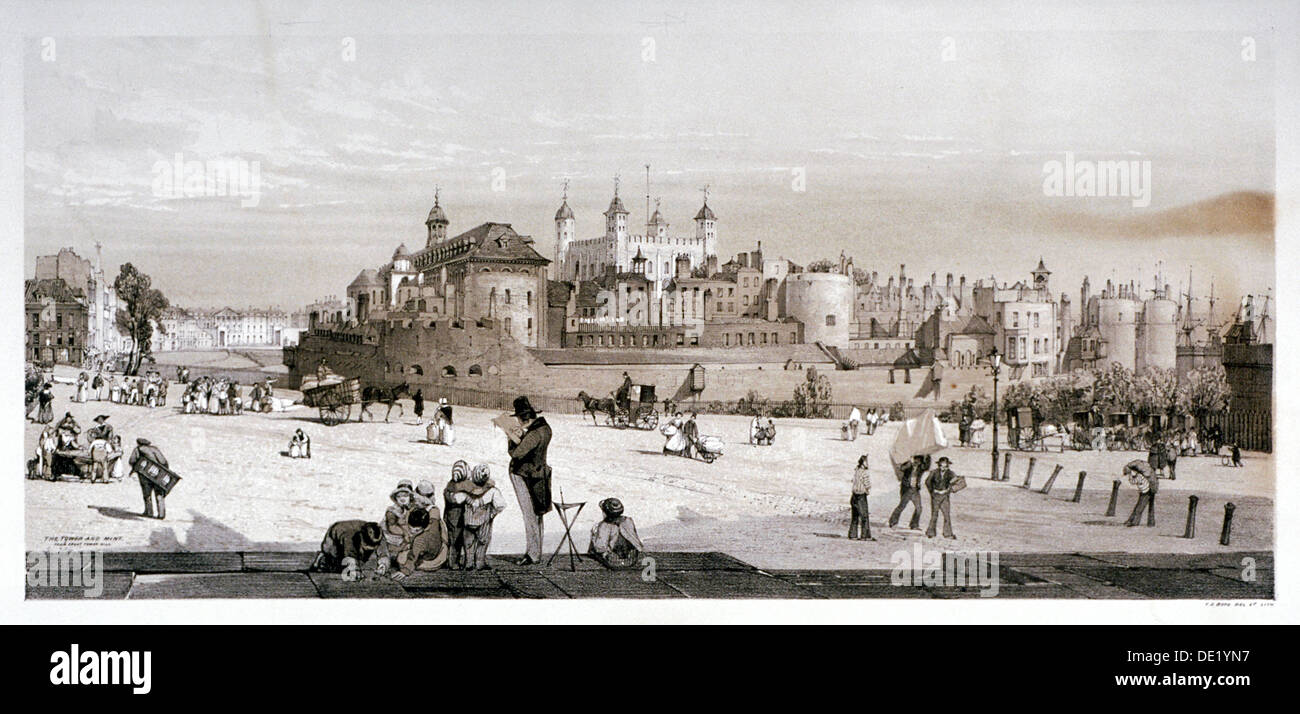 Medieval london street hi-res stock photography and images - Alamy