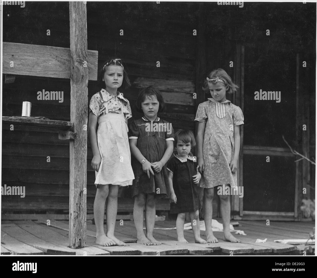 This photograph captures children from a tenant family in Harmony ...