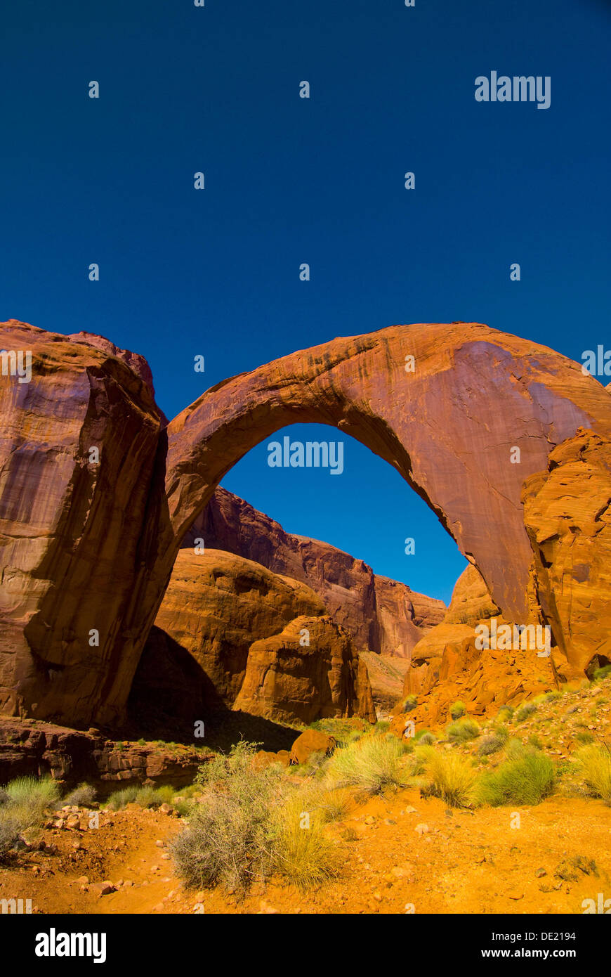Natural Arch Rainbow Arch Lake Powell Rainbow Bridge National Monument ...
