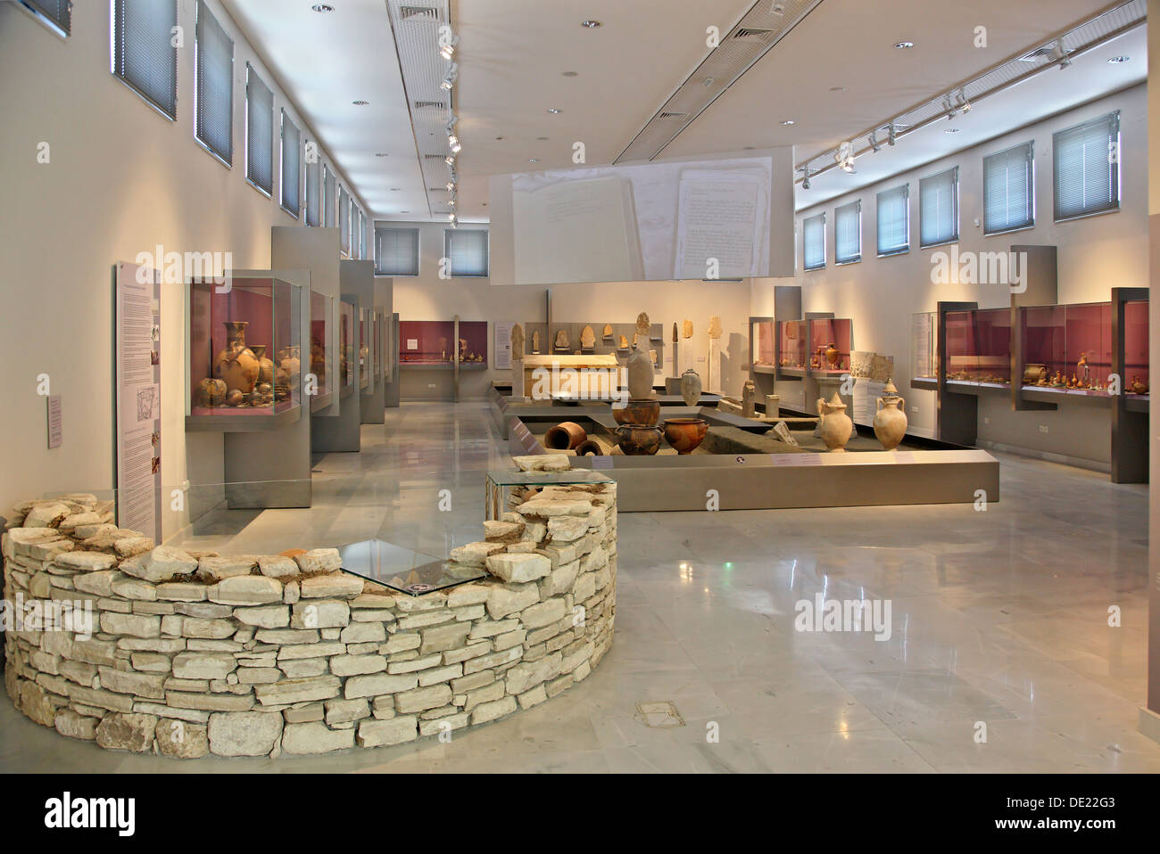 The archaeological museum of Pythagorion, Samos island, Aegean Sea ...
