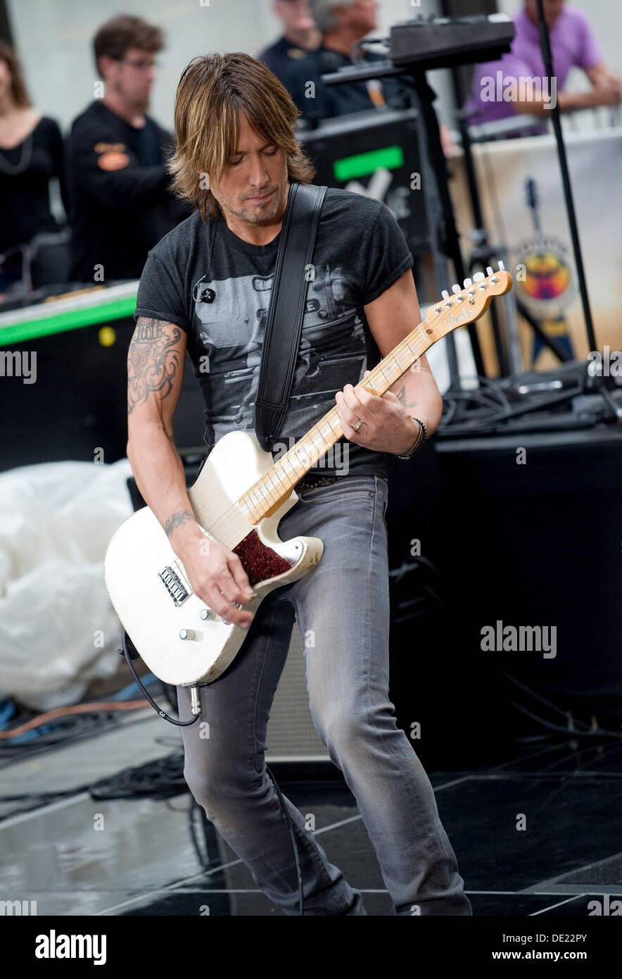 New York, NY. 9th Sep, 2013. Keith Urban on stage for NBC Today Show ...