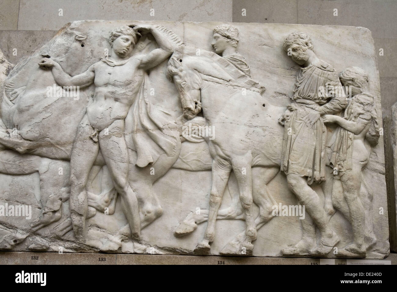 Parthenon frieze horse hi-res stock photography and images - Alamy