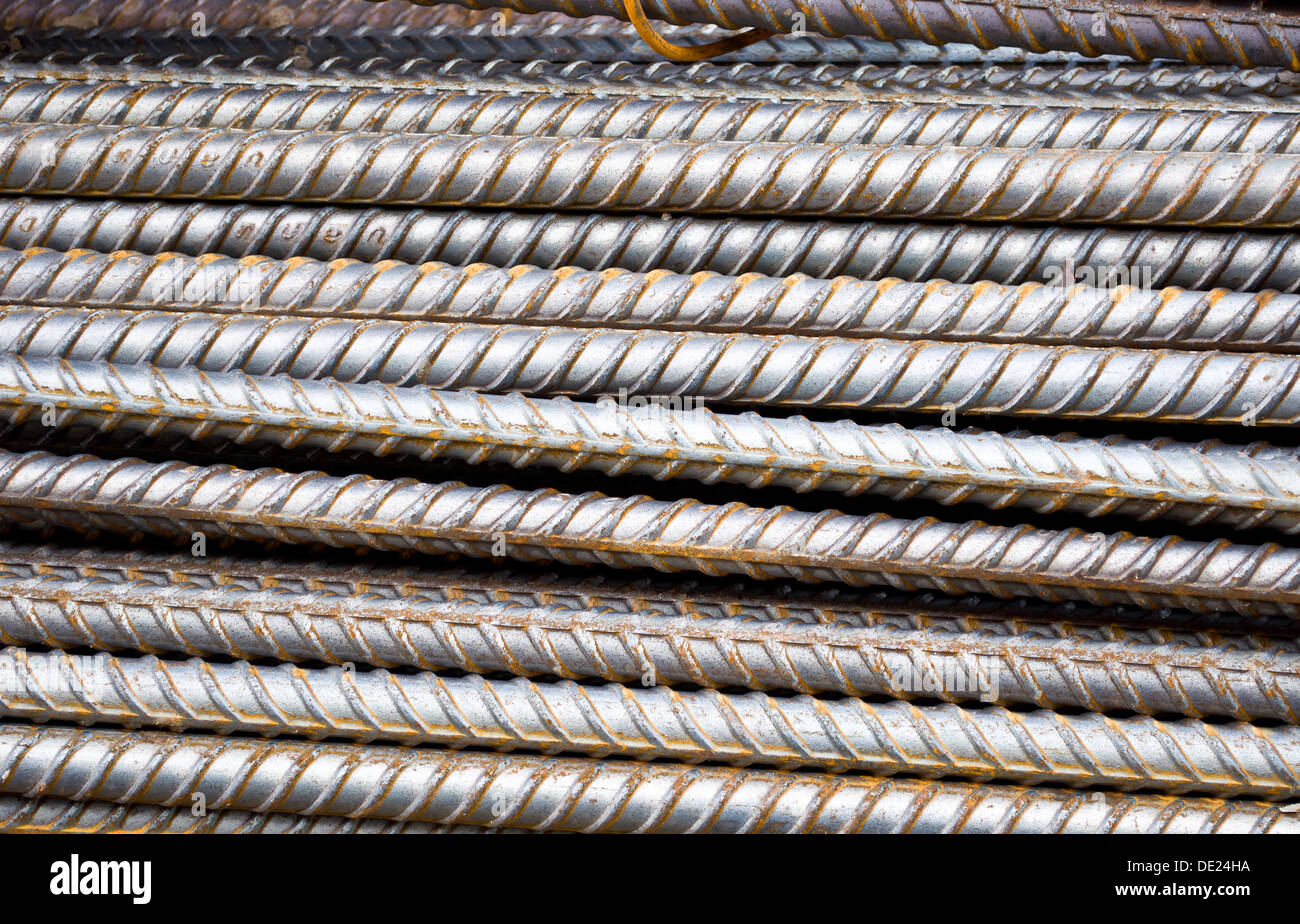 metal rod for construction background Stock Photo - Alamy